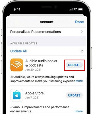 [5 Top Ways] How to Fix Audible Not Working on iPhone